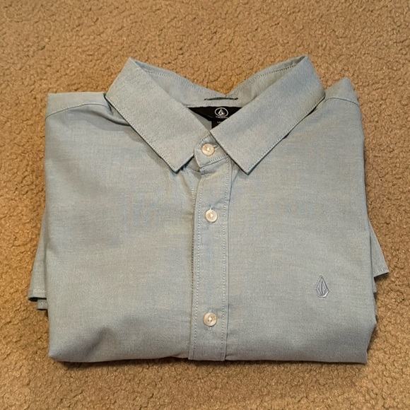 Volcom | Shirts | Mens Volcom Oxford Long Sleeve Button Down Shirt Xl ...